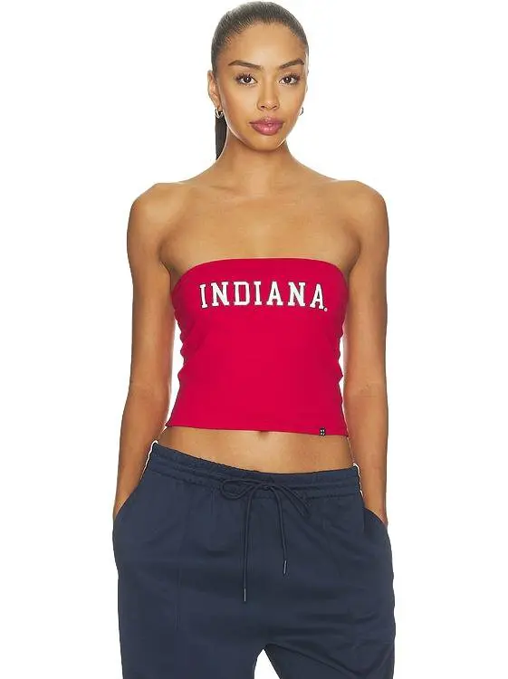 HYPE AND VICE Indiana University Tube Top - Cardinal