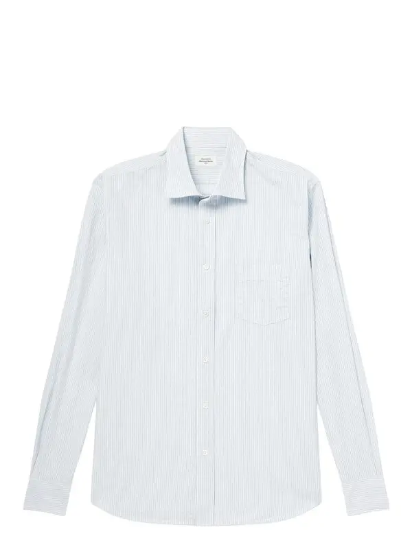 Hartford Paul Cotton-poplin Shirt - Blue