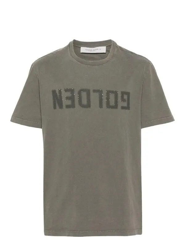 GOLDEN GOOSE Golden Cotton T-shirt - Green