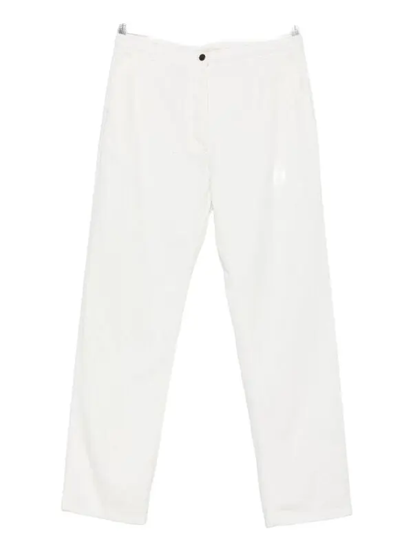THE ROW Berit Cotton Trousers - White