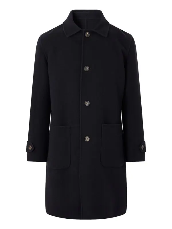Eleventy Wool Coat - Black