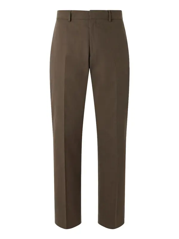 Paul Smith Straight-leg Cotton-twill Chinos - Brown