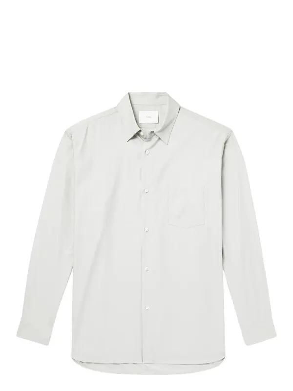 SSSTEIN Cotton-satin Shirt - Gray