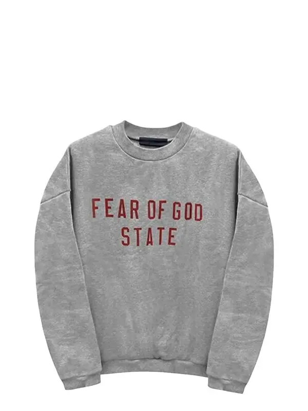 Fear Of God Long Sleeve Sweatshirt - Gray
