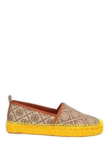 Tory Burch Woven Logo Espadrilles - Brown