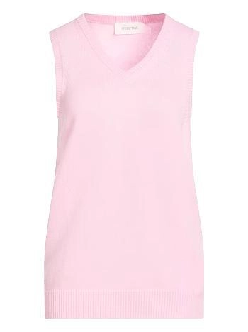 Sportmax Sleeveless V-neck Knit Top - Pink