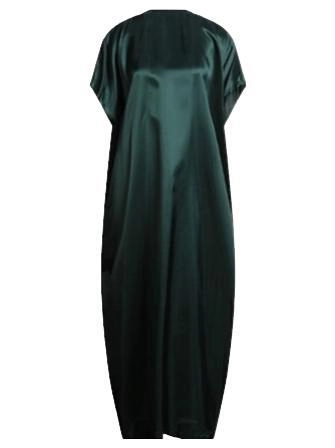MAISON MARGIELA Satin Maxi Dress - Black