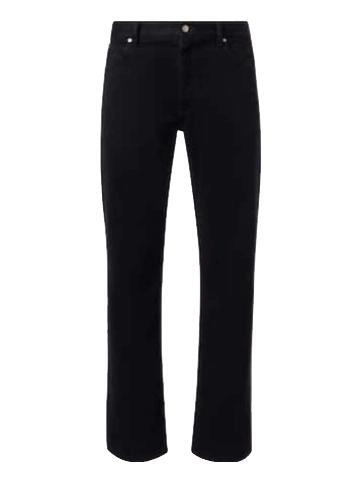 Calvin Klein 02 Mid-rise Straight Jeans - Black