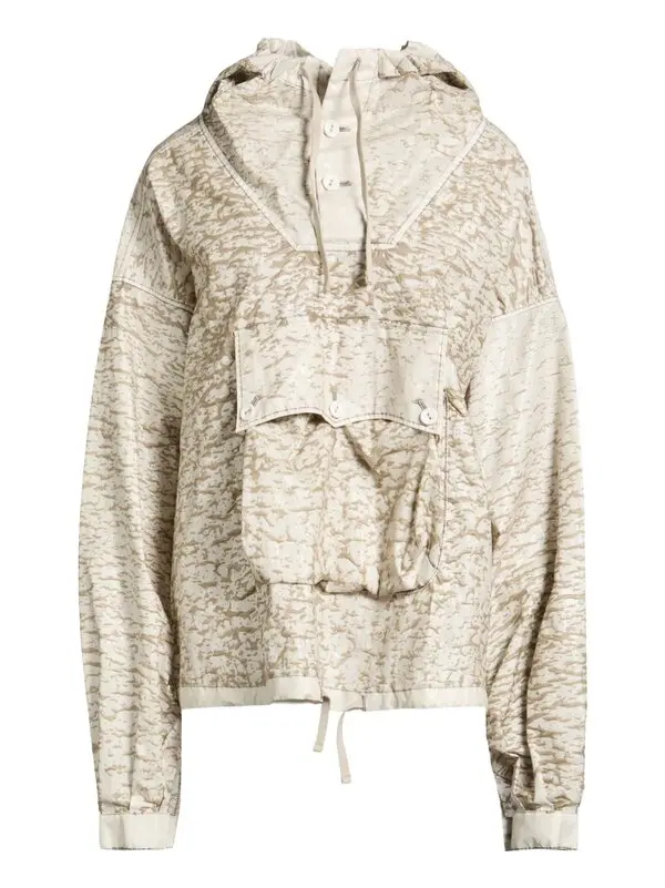 MAISON MARGIELA Dual Color Hoodie - Nude