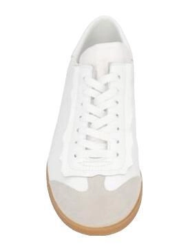 MAISON MARGIELA Two-tone Leather And Suede Low-top Trainers - White