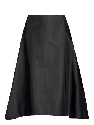 Marni Solid Full Flare Skirt - Black
