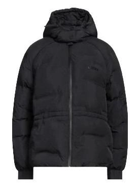 GANNI Shell Puffer Jacket With Detachable Hood - Black