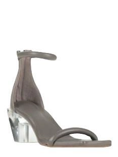 Rick Owens Minimalist Square-toe Sandals - Gray