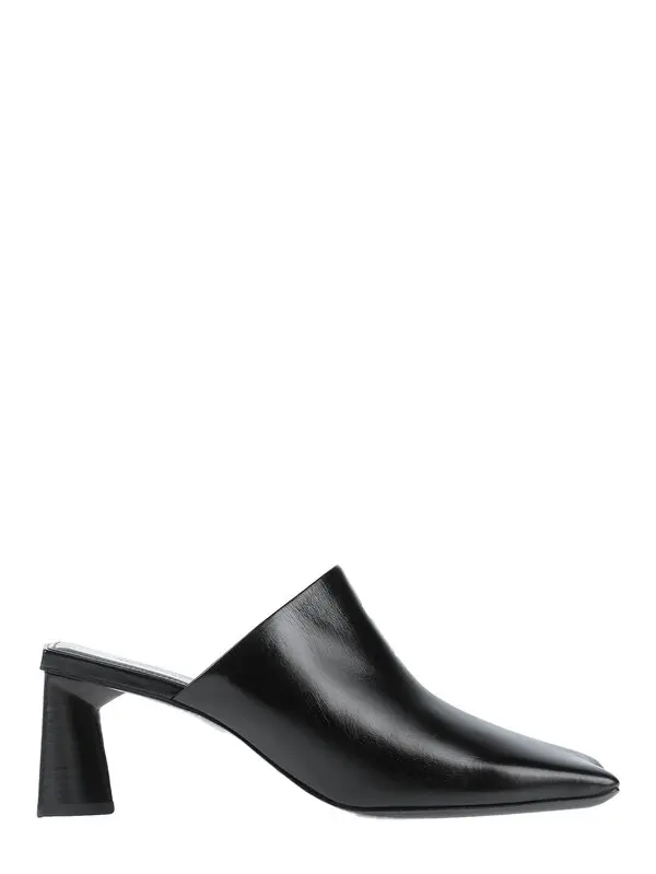 Balenciaga Square-toe High-heel Sandals - Black