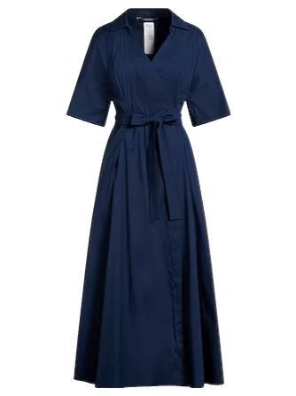 Max Mara Wrap Dress - Blue