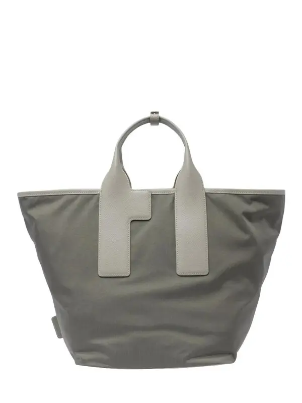 Furla Piuma Medium Top Handle Bag With Detachable Shoulder Strap - Gray