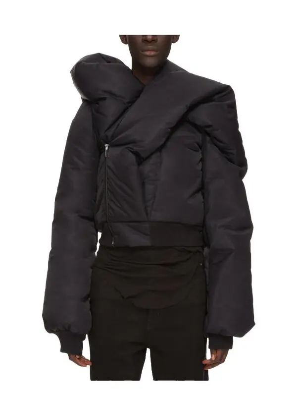 Rick Owens Padded Cropped Jacket - Black