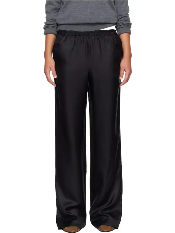 Loulou De Saison Alera Wide Leg Pants - Black
