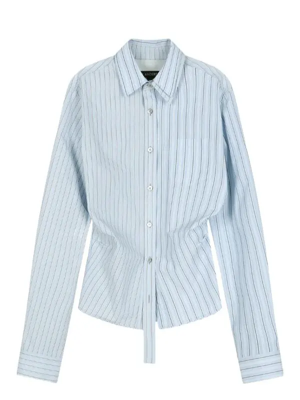 Andersson Bell Split-stripe Contour Shirt - Blue