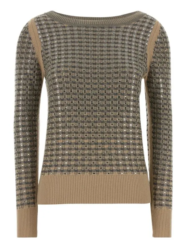 Ermanno Scervino Embellished Pattern Knitted Sweater - No