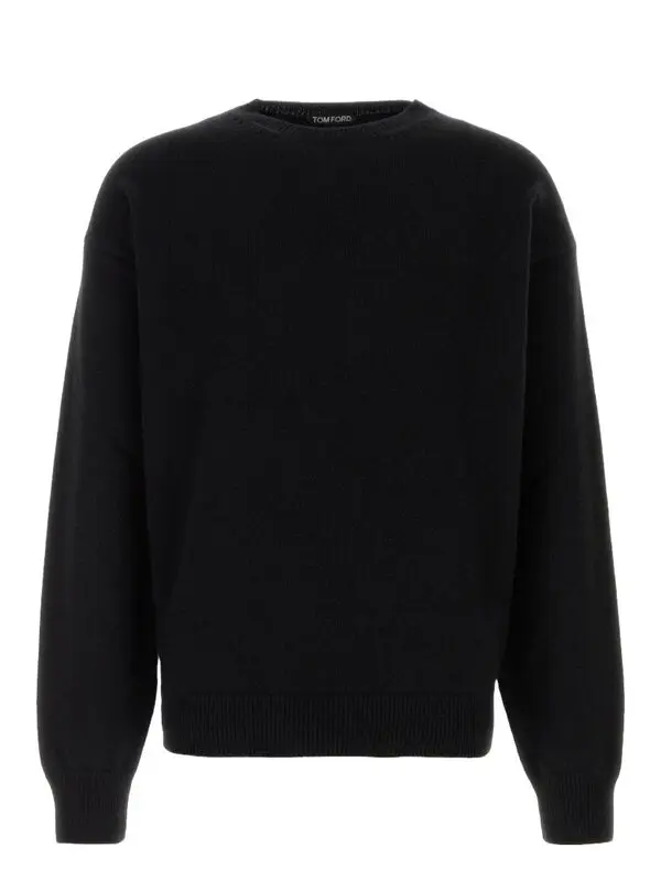 TOM FORD Long-sleeve Crew-neck Sweater - Black