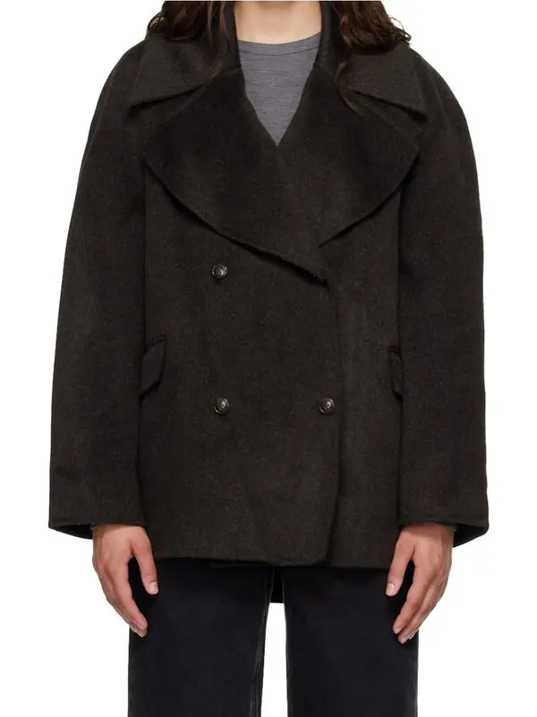 Loulou De Saison Double-breasted Jacket - Brown