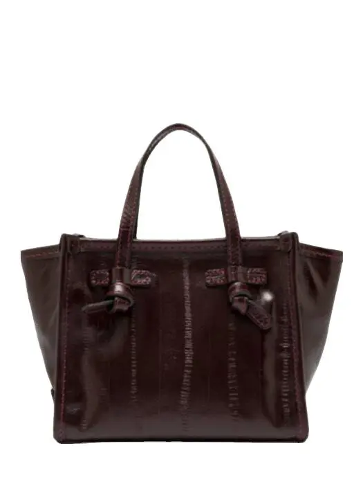 GIANNI CHIARINI Miss Marcella Top Handle Bag - Antique Ruby