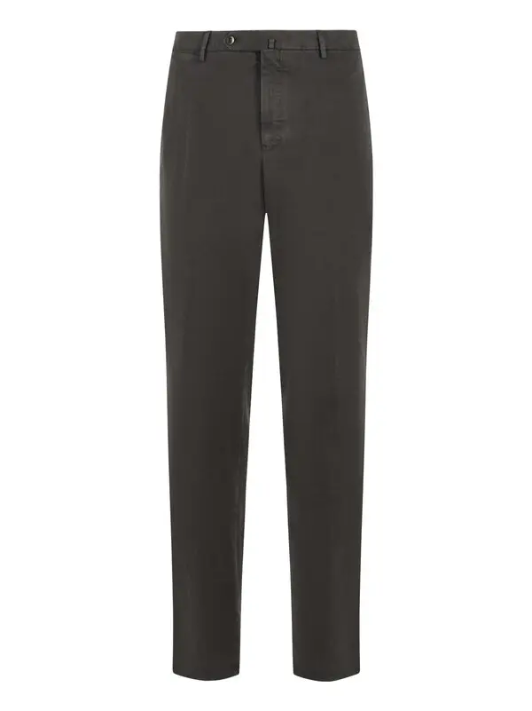 PT TORINO Slim Stretch Pants - Black