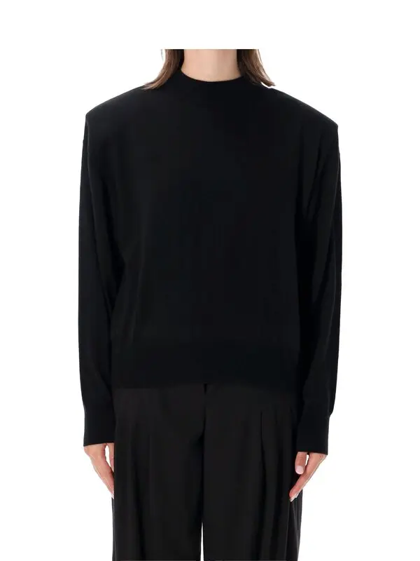 THE FRANKIE SHOP Wool-blend Ribbed Turtleneck Sweater - Black
