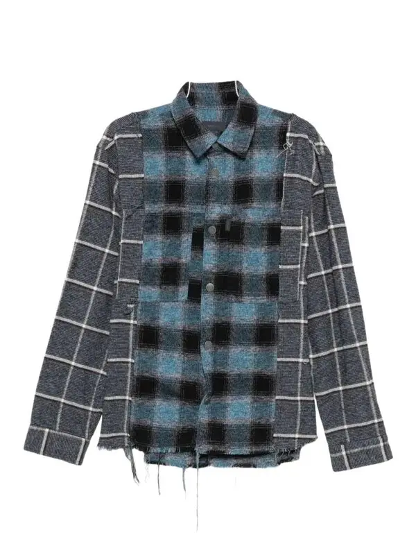HAIKURE Plaid Shirt - Blue