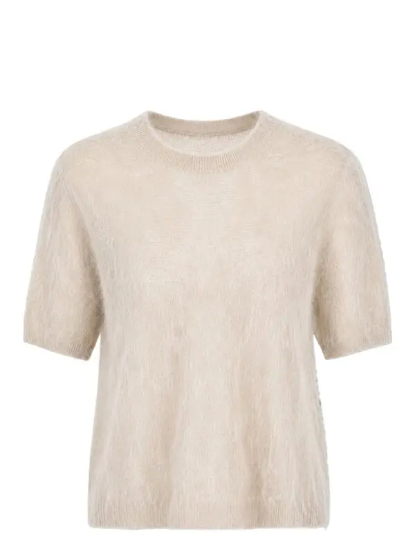 Seventy Short-sleeved Sweater - Light Brown