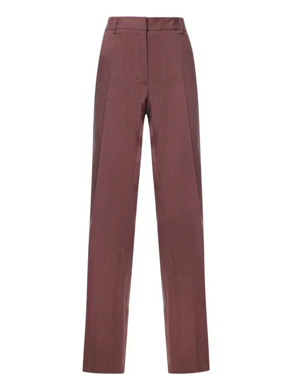 OTTOD'AME Tailored Straight-leg Pants - Red