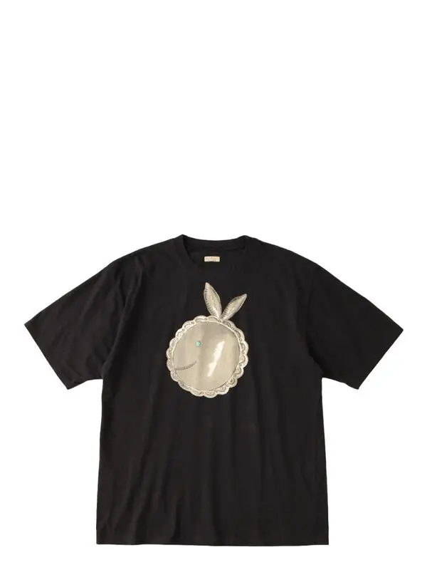 Kapital Big Concho Coneybowy' Crew-neck T-shirt - Black
