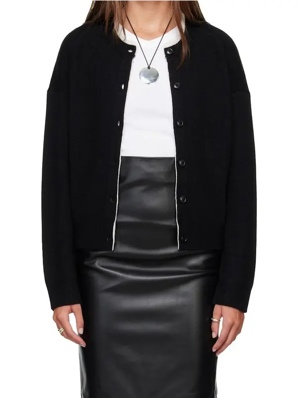 Loulou De Saison Logo-embroidered Cardigan - Black