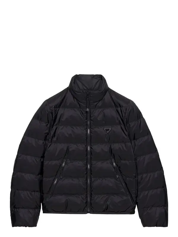 Prada Long-sleeved Down Jacket - Black