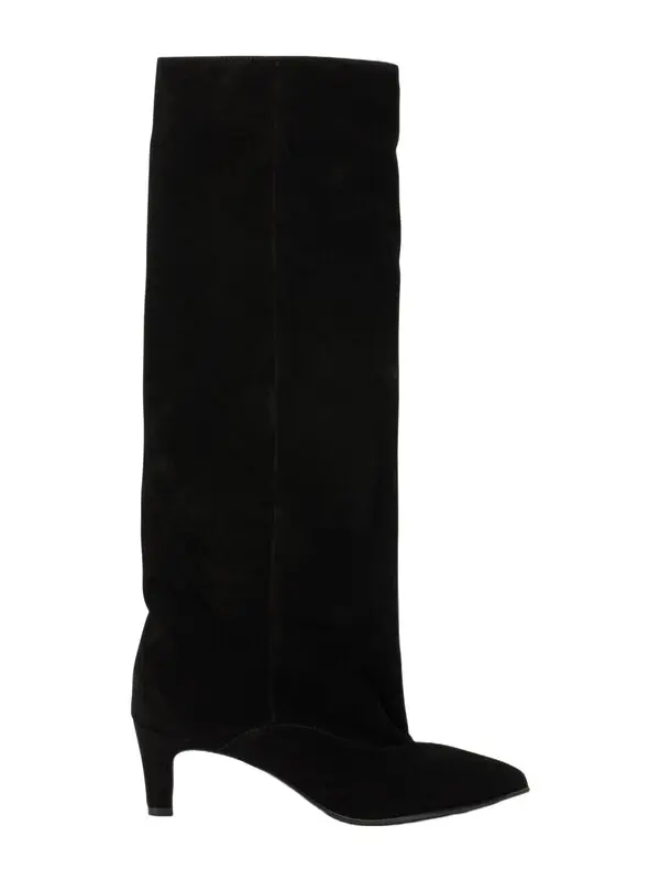 STRATEGIA High-heeled Pointed Toe Boots - Black