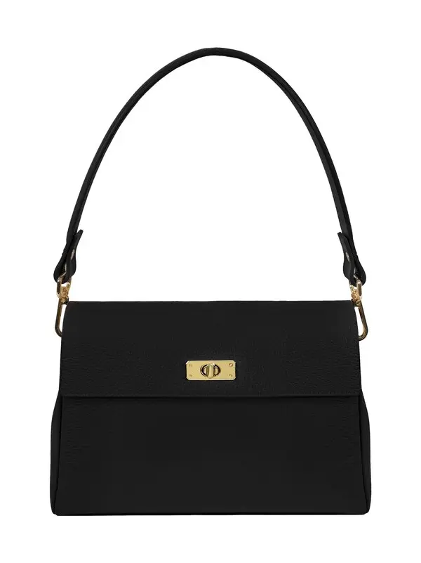 APATCHY LONDON The Abi Leather Bag - Black