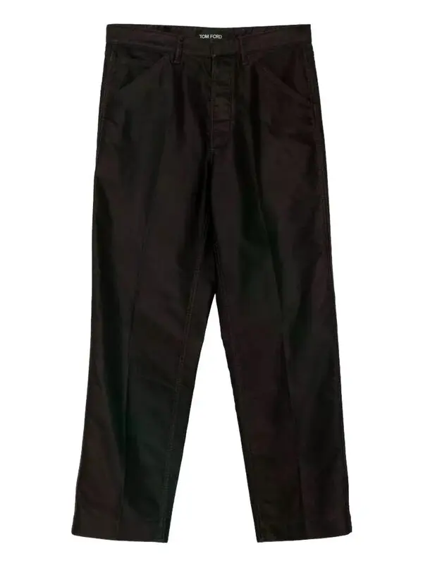 TOM FORD Straight-leg Carpenter Trousers - Brown