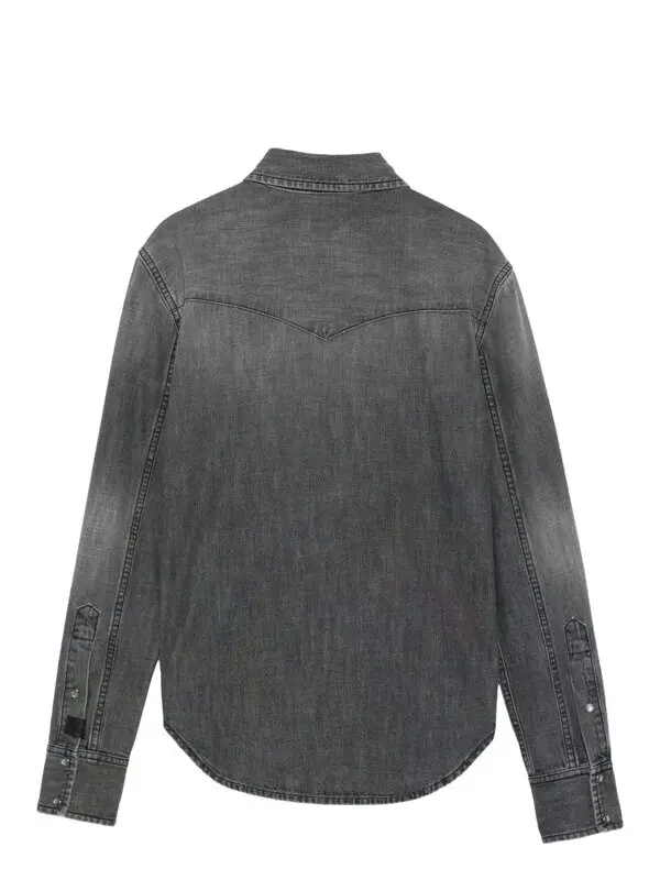 Jacob Cohen Western Style Denim Shirt - Grey