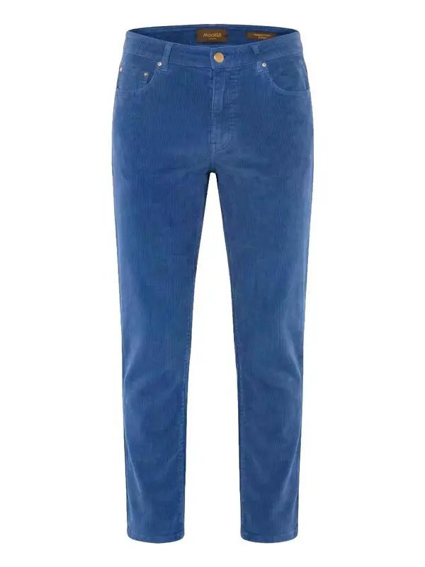 MOORER Bandini Five-pocket Trousers - Blue
