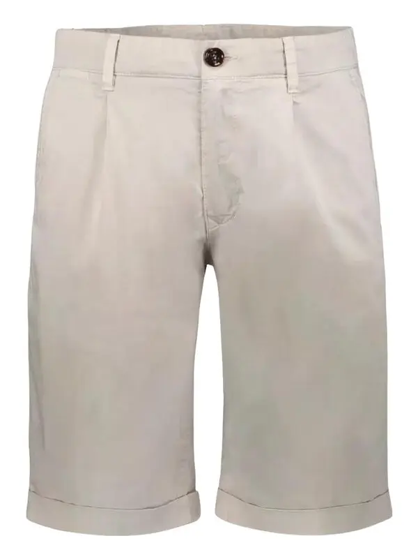 MOORER Alicudi Turn-up Shorts - Neutrals