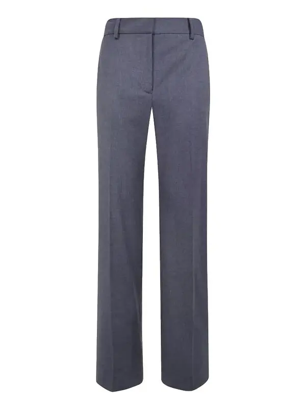 Antonelli Firenze Straight-leg Wool Trousers - Grey