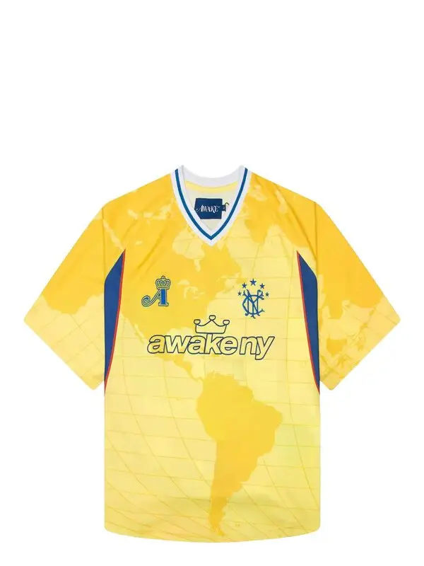 AWAKE NY Mundial Crown T-shirt - Yellow