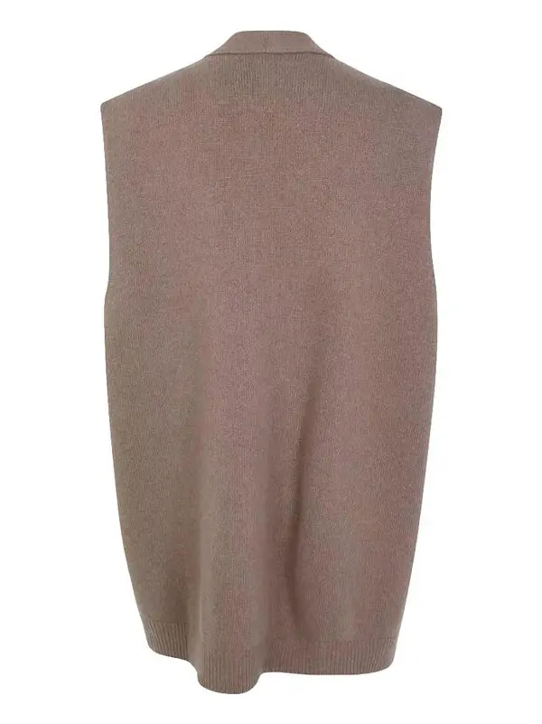 Laboratorio Capri Button-fastening Gilet - Brown