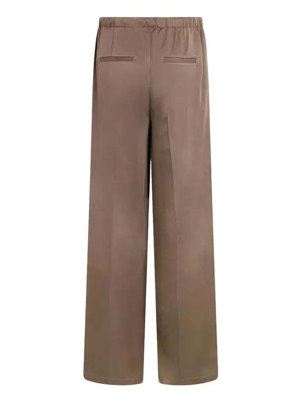 Vince Drawstring Wide-leg Trousers - Brown