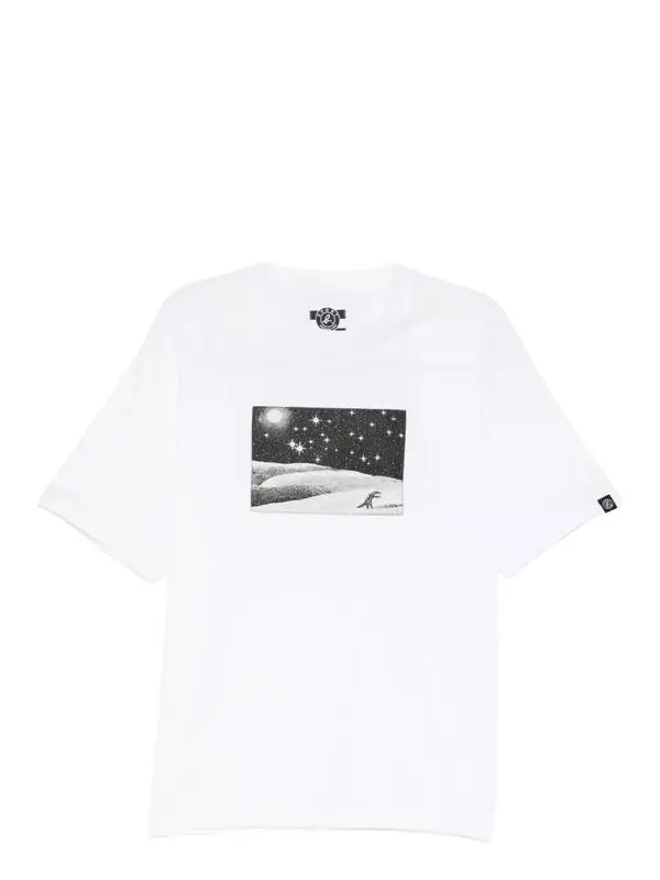 AGNES B. Graphic-print T-shirt - White