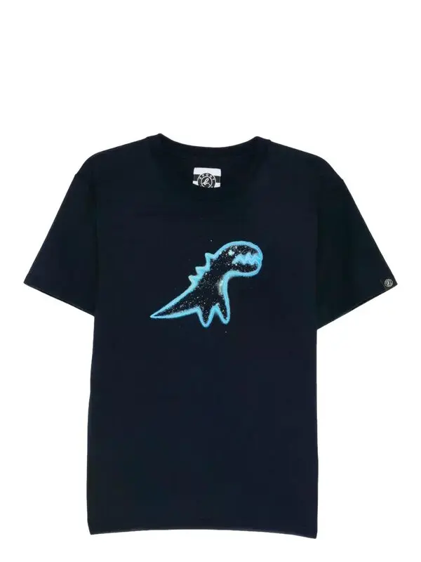 AGNES B. Dino Print T-shirt - Blue