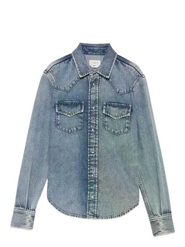 Jacob Cohen Western-style Denim Shirt - Blue
