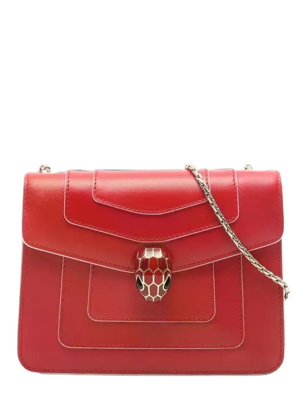 BVLGARI Serpenti Forever Shoulder Bag - Red