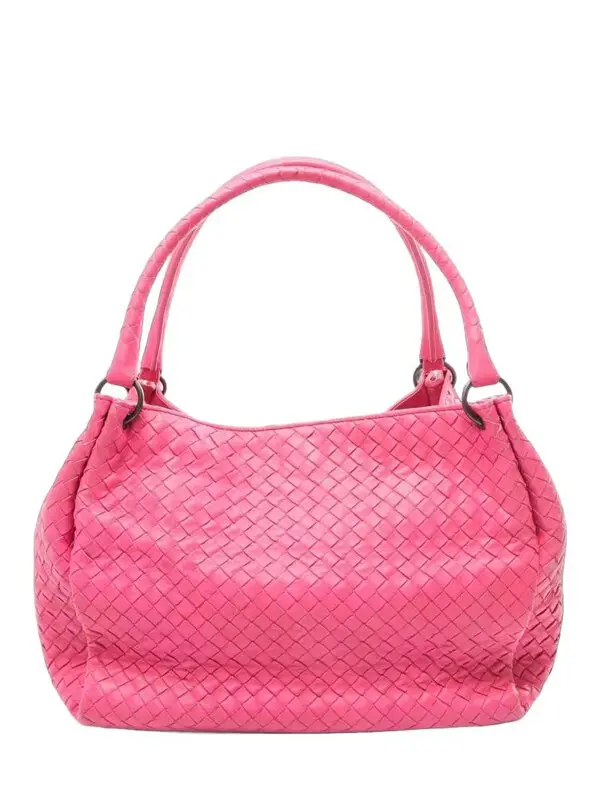 Bottega Veneta 2000s Intrecciato Tote Bag - Pink
